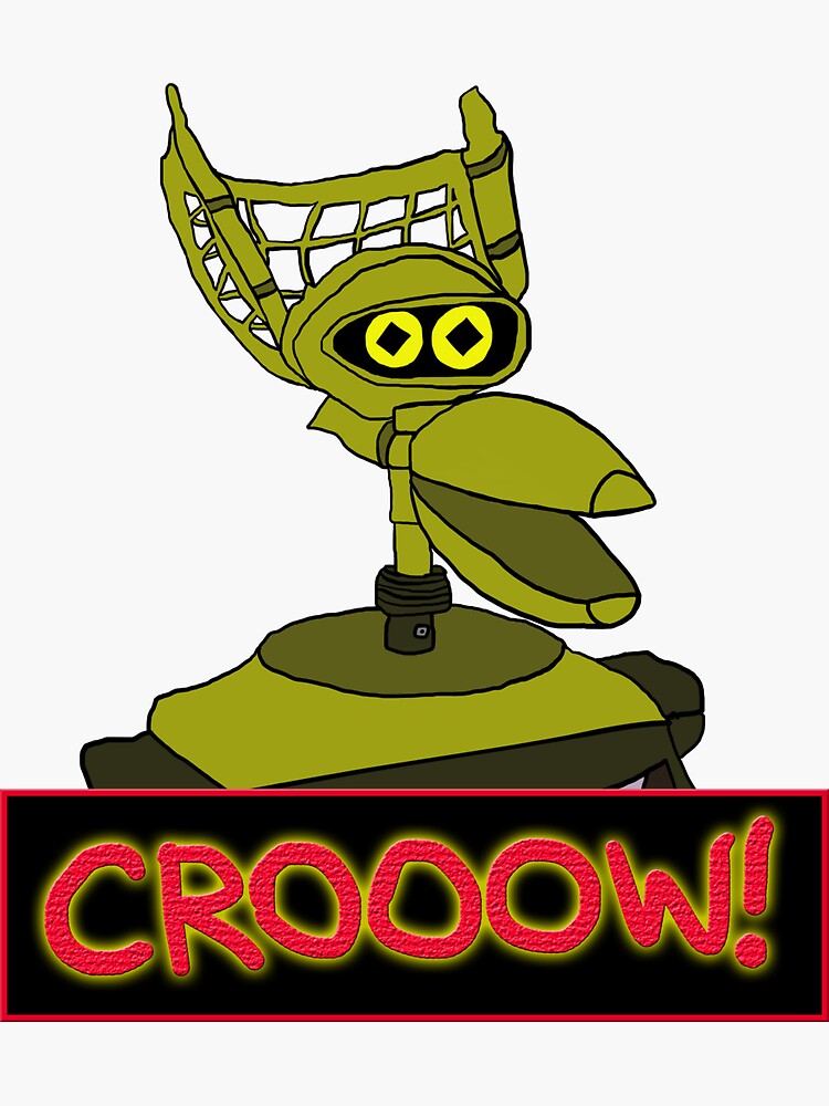 "CROOOW! (MST3K)" Sticker for Sale by ssbmjacks | Redbubble