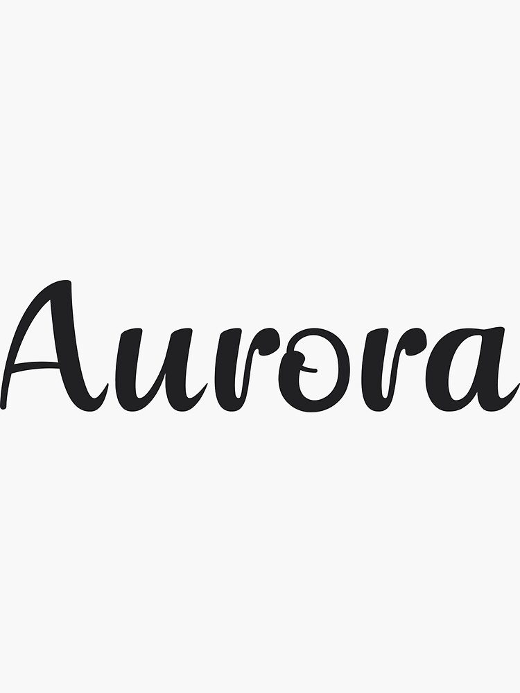 "Aurora" Sticker for Sale by 99Posters | Redbubble