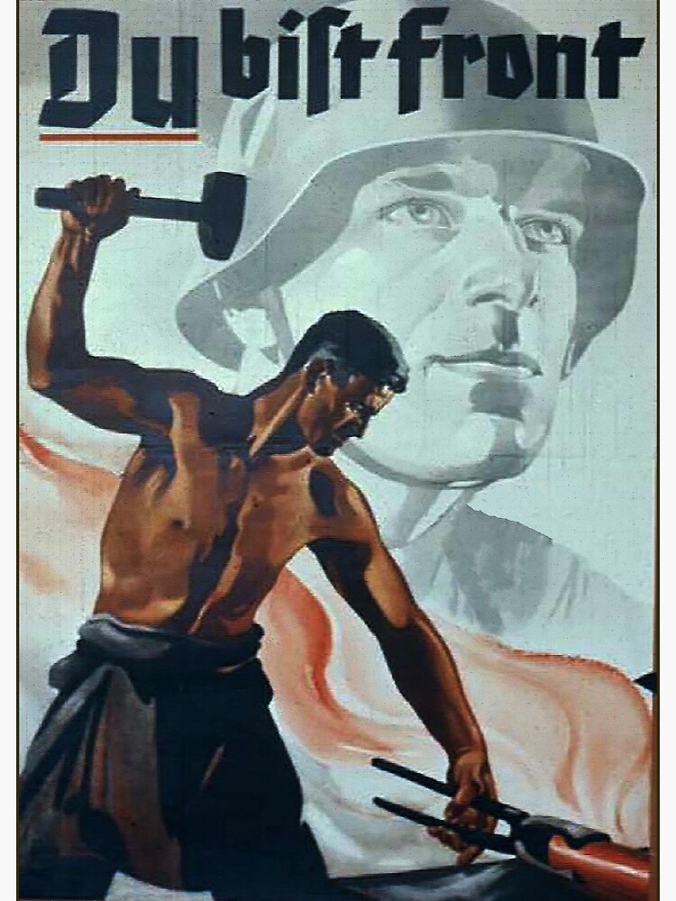 "WW2 factory worker morale booster poster" Sticker for Sale by ...