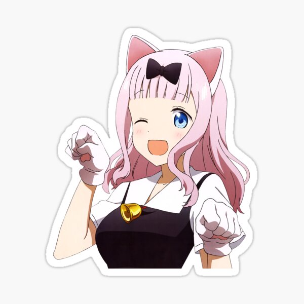 "Cat Chika" Sticker for Sale by kosmicwaffle | Redbubble