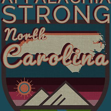"Appalachia Strong NC" Sticker for Sale by Bfwilson | Redbubble