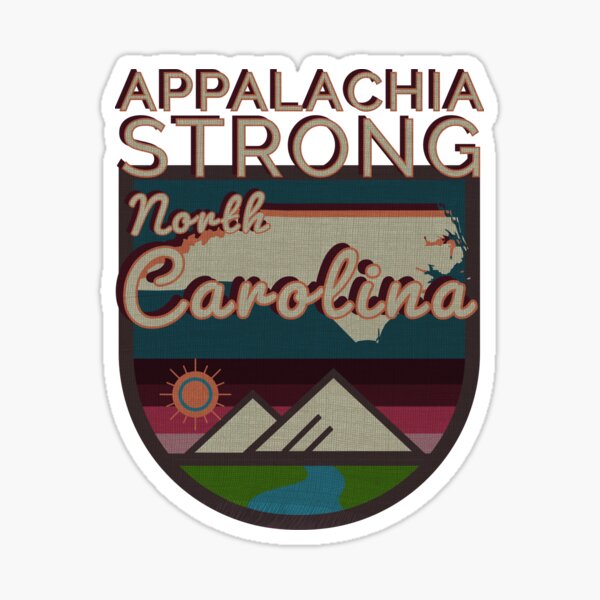 "Appalachia Strong NC" Sticker for Sale by Bfwilson | Redbubble