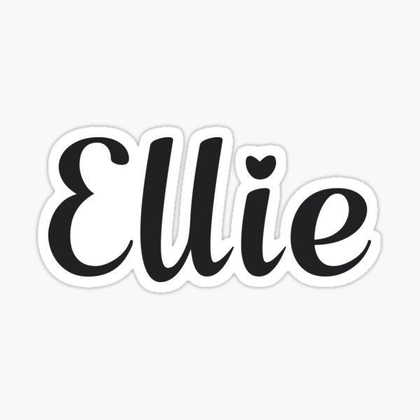 "Ellie" Sticker for Sale by 99Posters | Redbubble