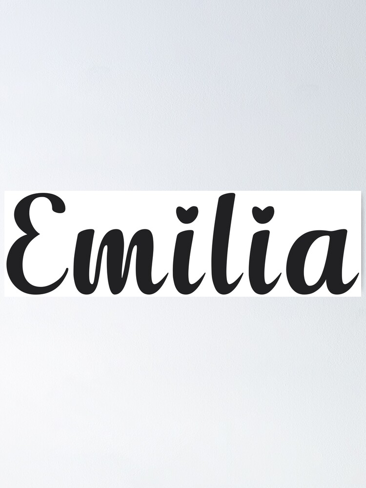 "Emilia" Poster for Sale by 99Posters | Redbubble