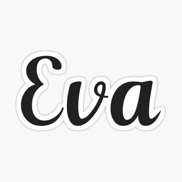 "Eva" Sticker for Sale by 99Posters | Redbubble