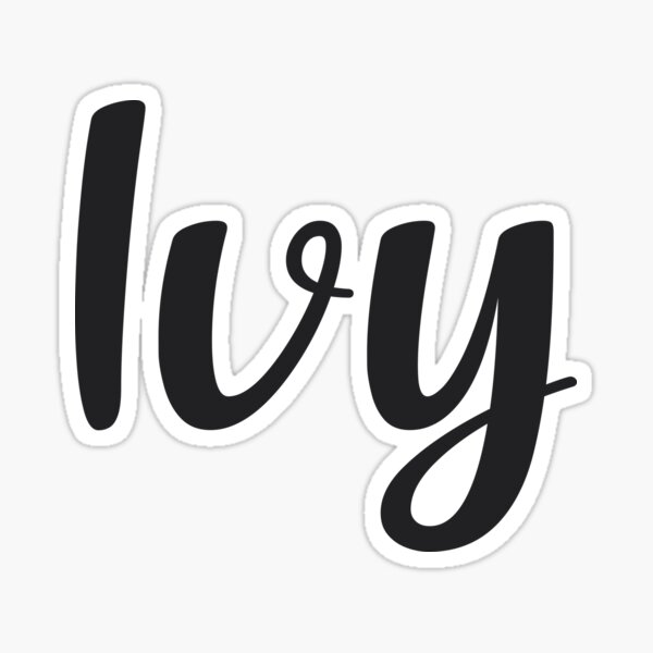 "Ivy" Sticker for Sale by 99Posters | Redbubble