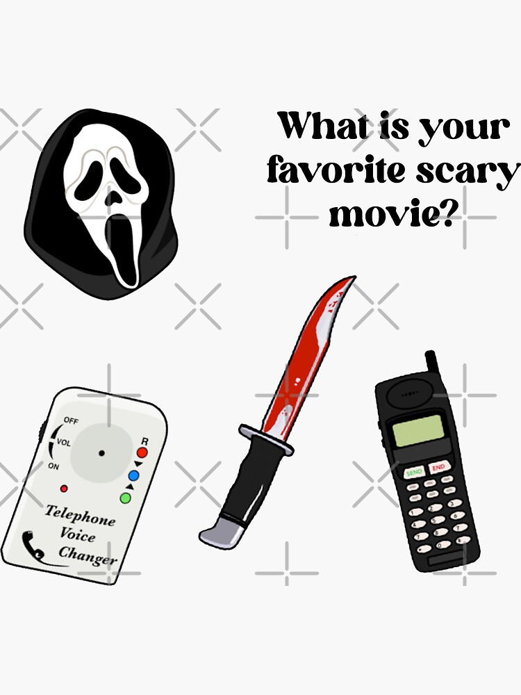 "Scream Pack" Sticker for Sale by lindsalexandra | Redbubble