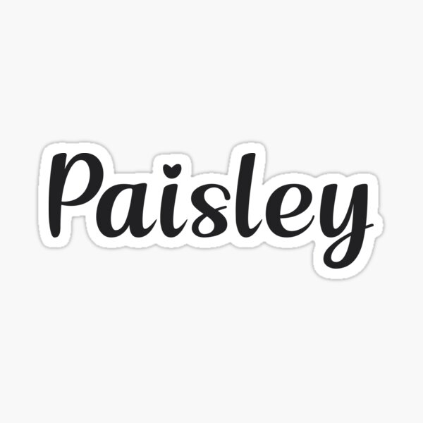 "Paisley" Sticker for Sale by 99Posters | Redbubble