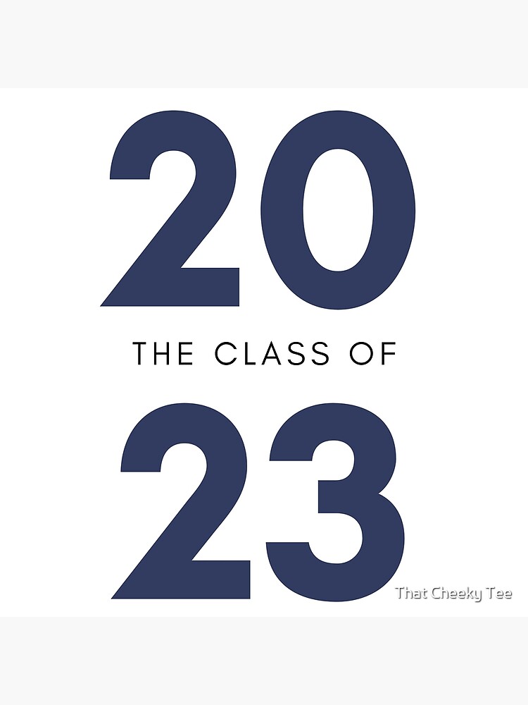 "Class Of 2023. Simple Typography Black 2023 Class Of/ Graduation ...