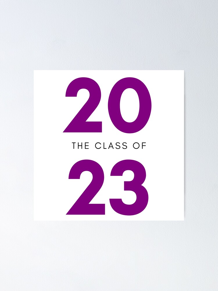 "Class Of 2023. Simple Typography Black 2023 Class Of/ Graduation ...