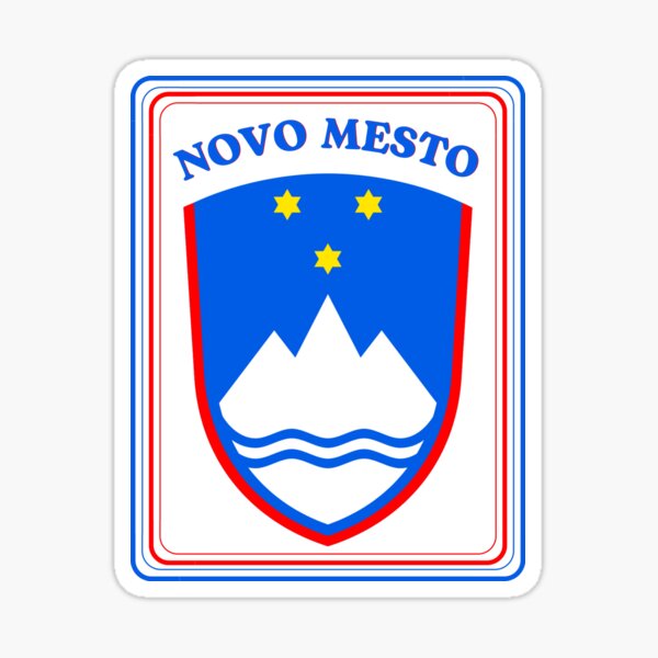 "City of Novo Mesto Slovenia" Sticker for Sale by FedSherDesign | Redbubble