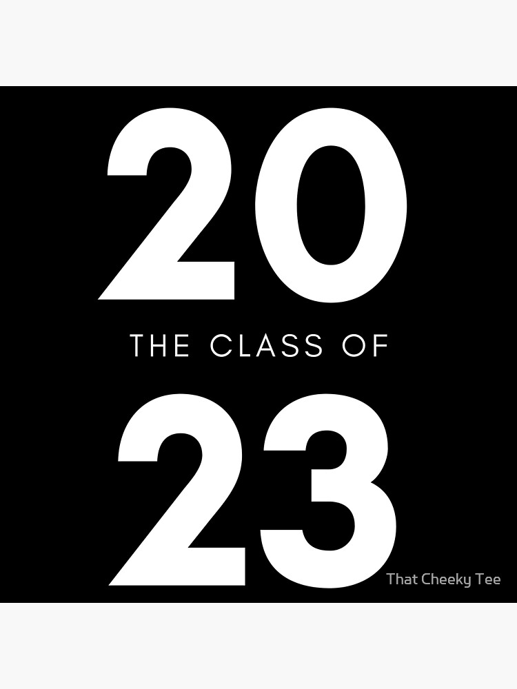 "Class Of 2023. Simple Typography Black 2023 Class Of/ Graduation ...