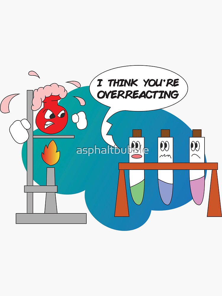 Chemical Reaction Cartoon Examples