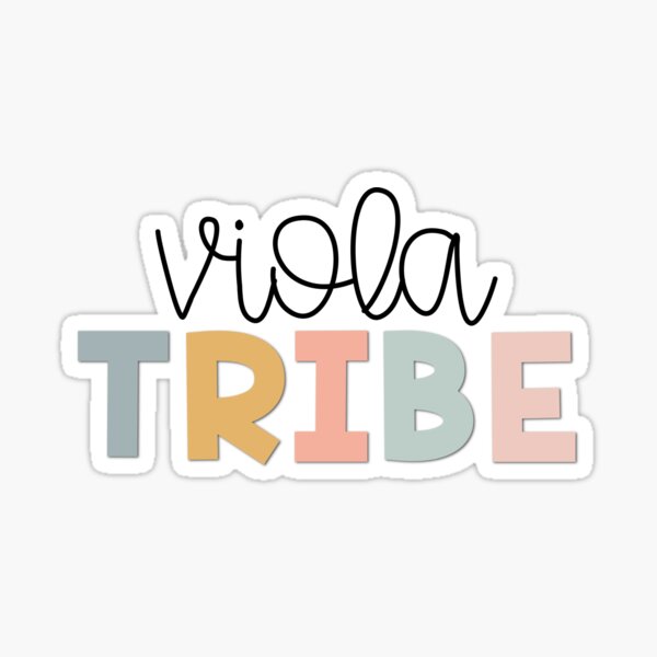 "Viola Tribe Muted Pastels" Sticker for Sale by broadwaygurl18 | Redbubble