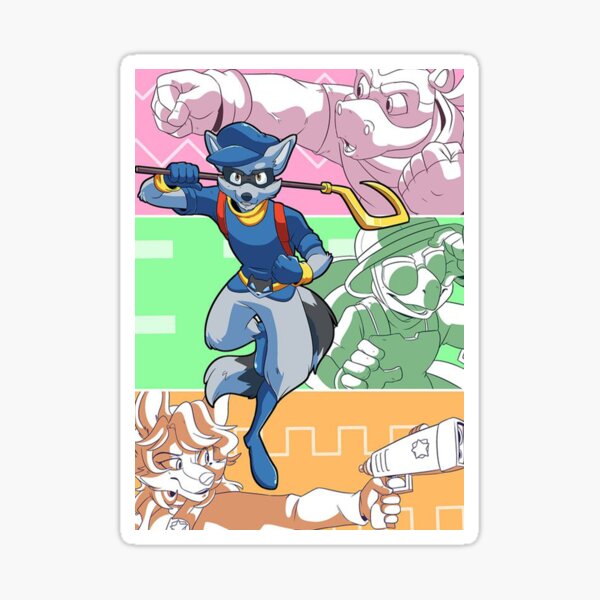 "Sly Cooper" Sticker for Sale by lavista22 | Redbubble