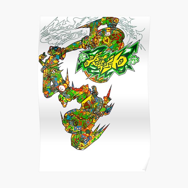 Jet Set Radio Poster For Sale By Aoloa Redbubble