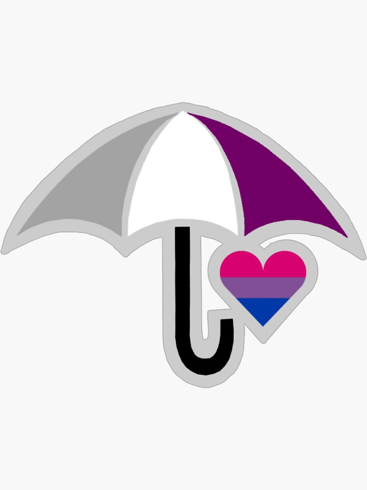 "Biromantic Ace" Sticker for Sale by marseclipse | Redbubble