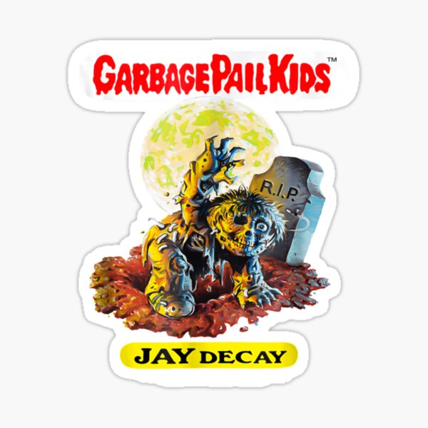 "Garbage Pail Kids Jay Decay " Sticker for Sale by Daerson | Redbubble