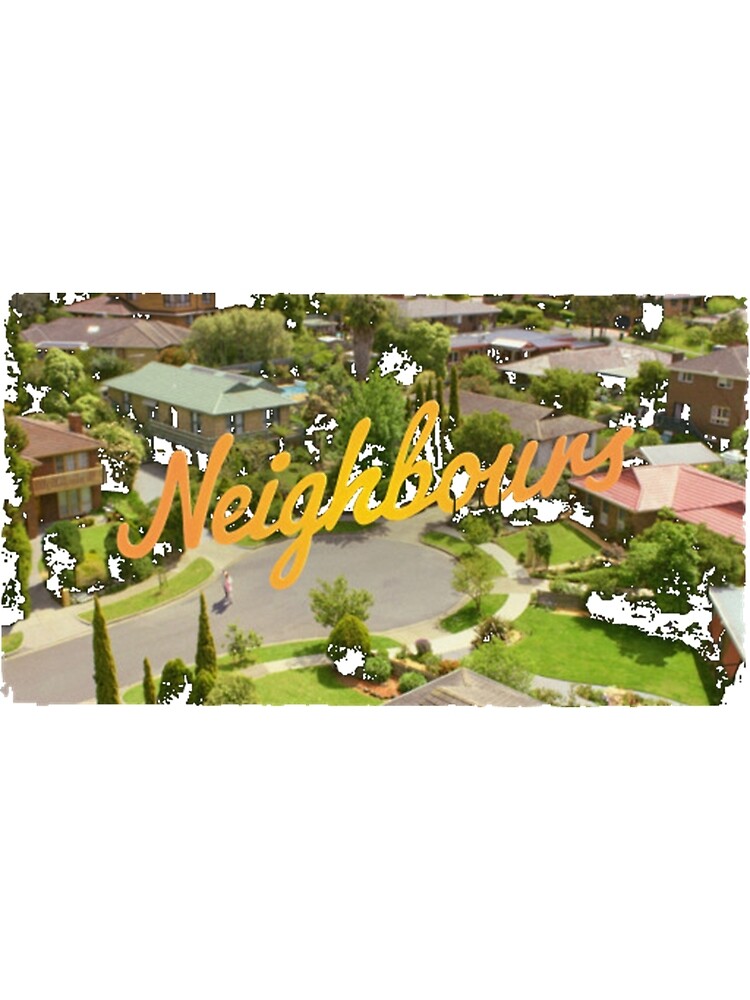 "Classic Neighbours Logo" Poster for Sale by SkylarFeil | Redbubble