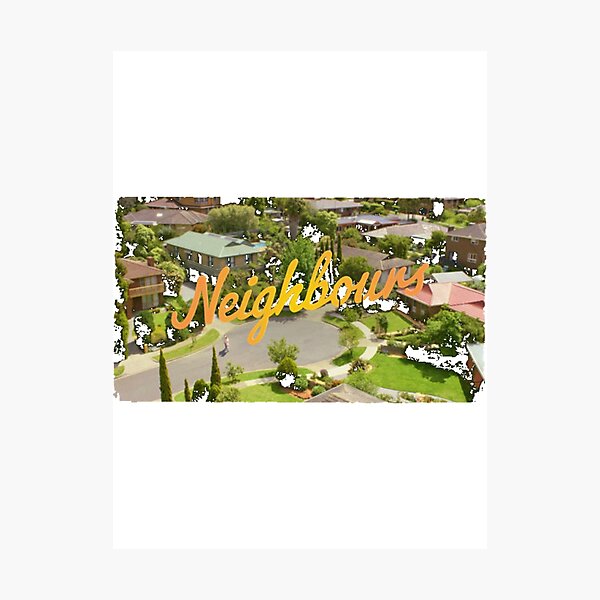 "Classic Neighbours Logo" Photographic Print for Sale by SkylarFeil ...