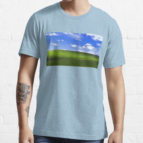 "windows XP bliss wallpaper" T-shirt for Sale by fallput | Redbubble ...