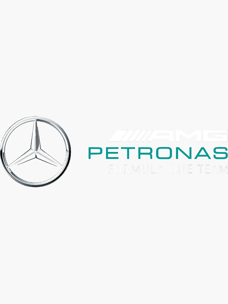 "Mercedes AMG Petronas F1 Team Logo" Sticker for Sale by EdwiRichardson ...