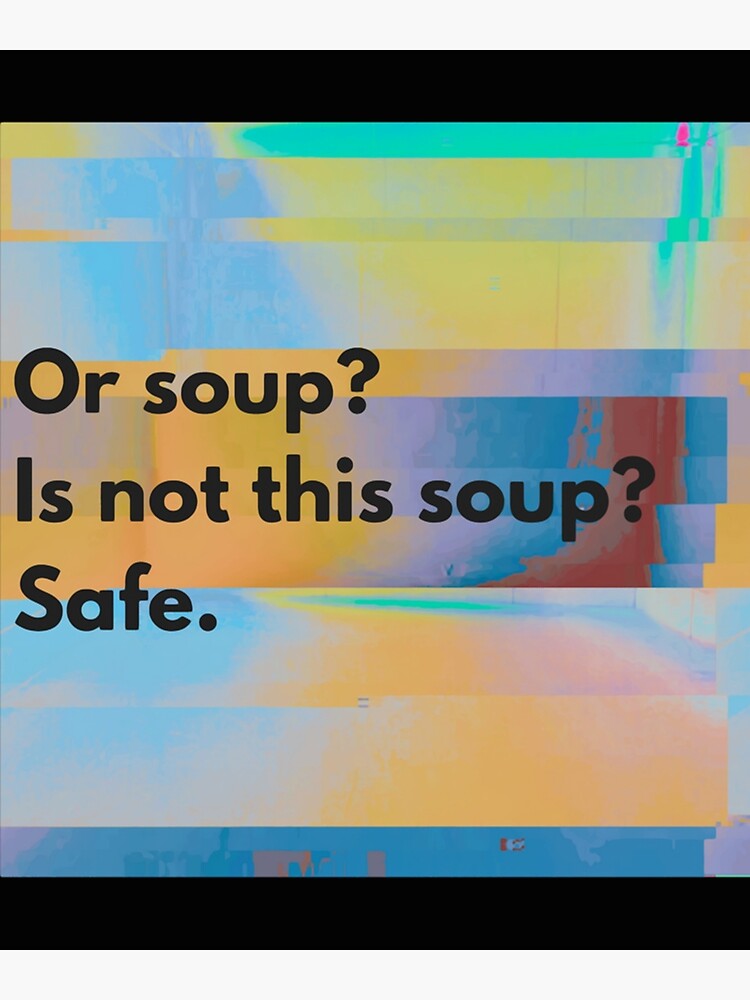 "A Poem of Soup " Poster for Sale by LindsiFonde | Redbubble