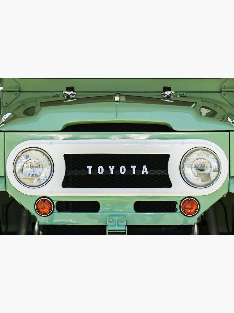 "1969 Toyota FJ-40 Land Cruiser Grille Emblem -0444c" Art Print by ...