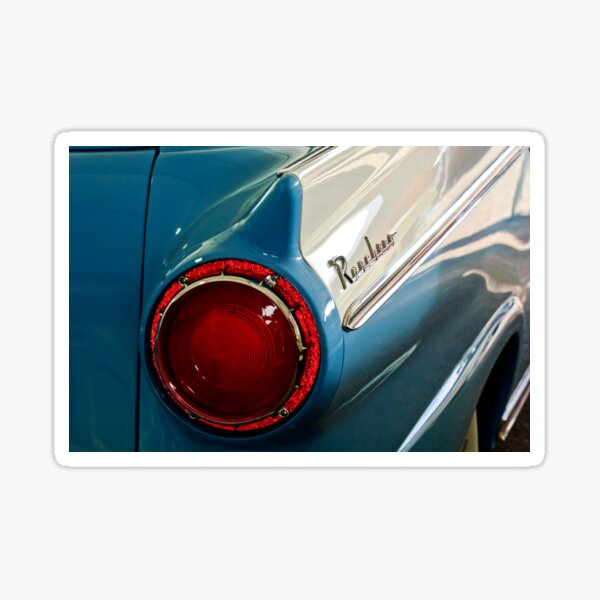 "1957 Ford Ranchero Pickup Truck Emblem Taillight -1119c" Sticker for ...