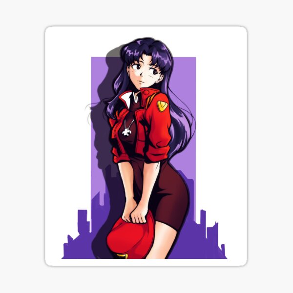 "Misato katsuragi" Sticker for Sale by tortaleeni | Redbubble