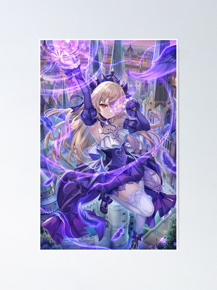 "Cute Fischl Genshin Impact" Poster for Sale by olivialewis23 | Redbubble