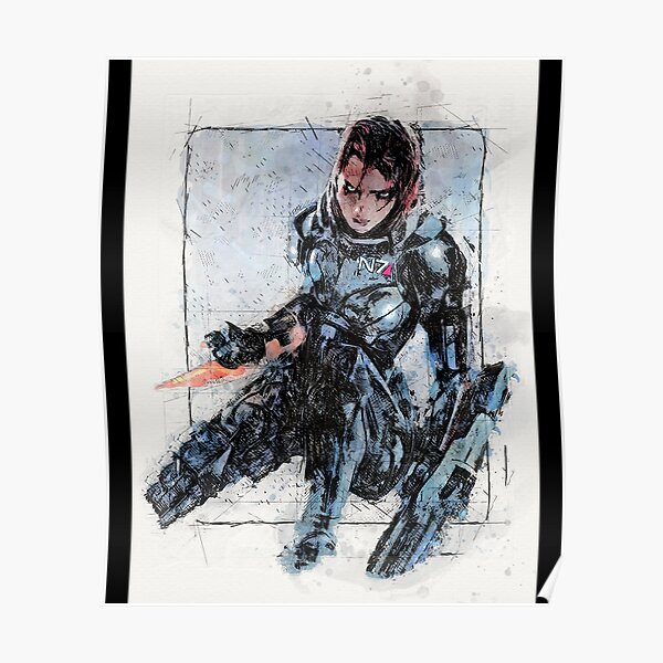 Póster «The Birthday Boy Femshep Shepard's Last Stand Arte de estilo ...