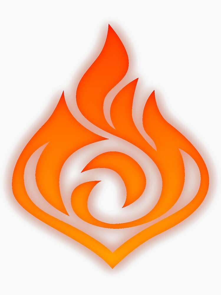 "Genshin Impact Pyro" Sticker for Sale by RelicHoard | Redbubble