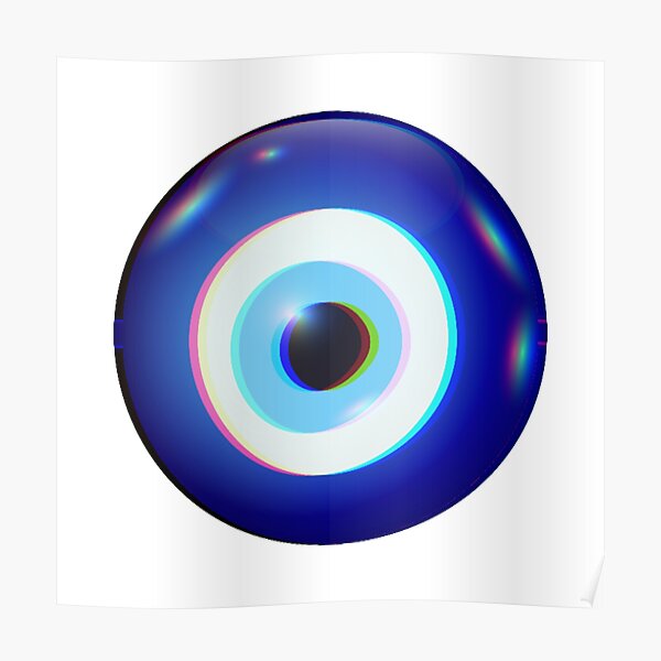 "Evil Eye block negative energy " Poster for Sale by Woahboyzinc24 ...