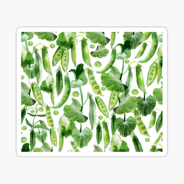 "Pretty baby peas" Sticker for Sale by peggieprints | Redbubble