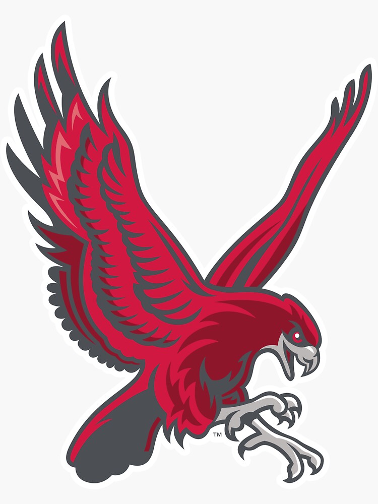 "Montclair State red hawks" Sticker for Sale by JarrettHaleigh | Redbubble
