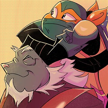 "Mikey & Splinter (Rottmnt Movie)" Sticker for Sale by KARDAYc | Redbubble