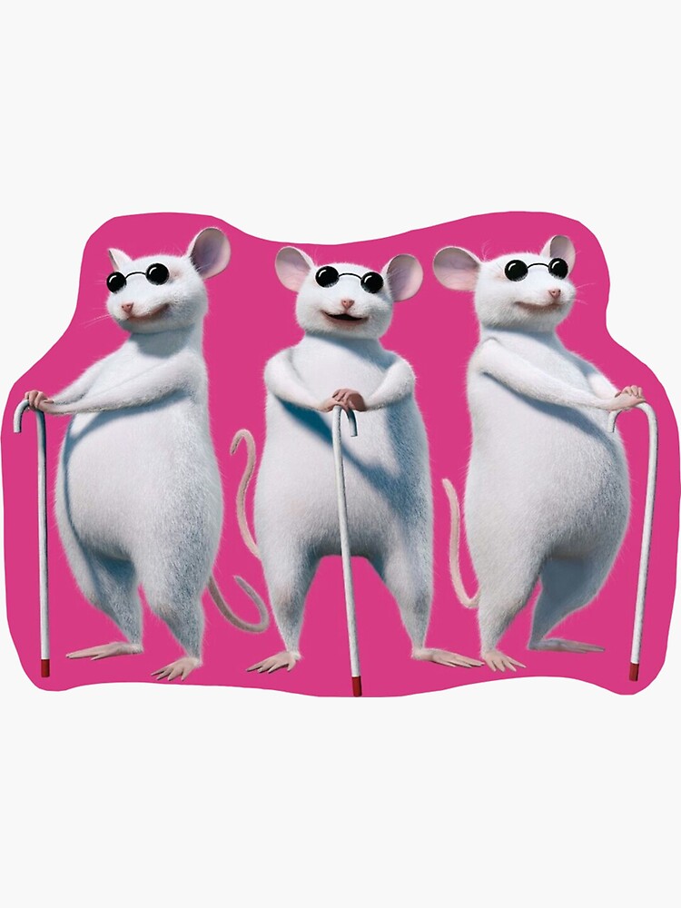 "Three Blind Mice From Shrek " Sticker for Sale by BillyEasterly ...