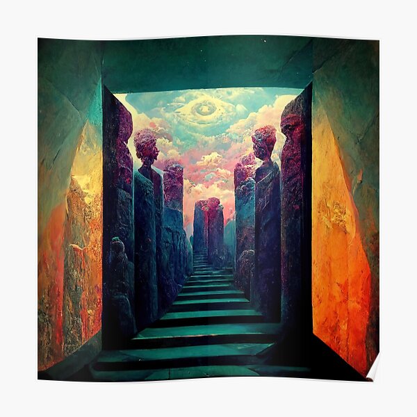 "4th Dimension #2" Poster for Sale by ai-picasso | Redbubble