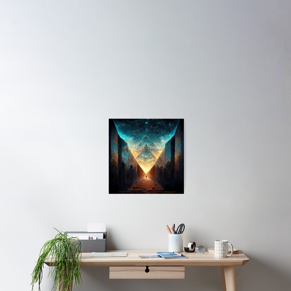 "4th Dimension" Poster for Sale by ai-picasso | Redbubble