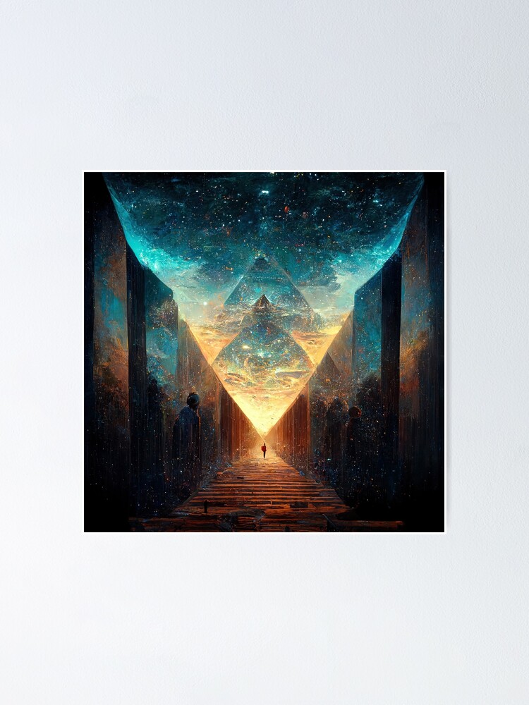 "4th Dimension" Poster for Sale by ai-picasso | Redbubble