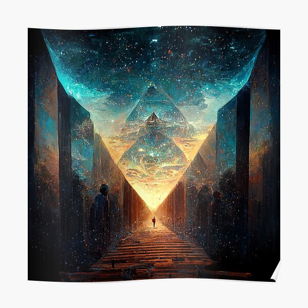 "4th Dimension" Poster for Sale by ai-picasso | Redbubble