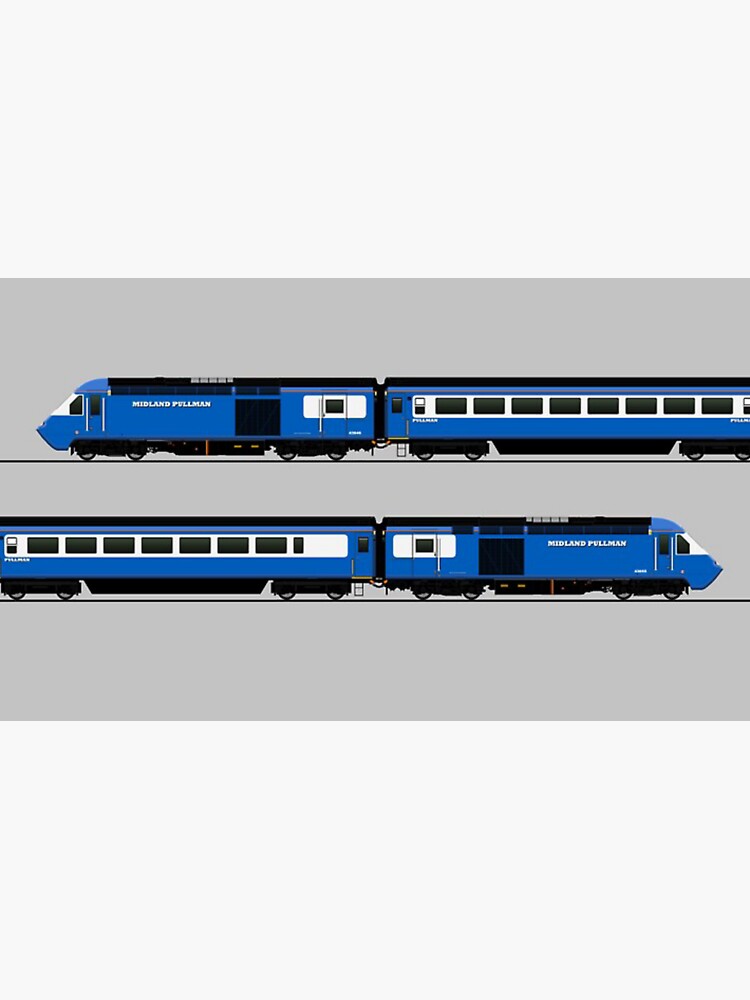 "Blue Pullman HST" Sticker for Sale by CJamesMatthews | Redbubble