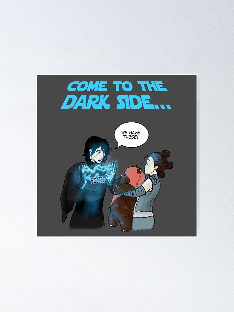 "Light side Vs Dark side" Poster by trillianmc | Redbubble