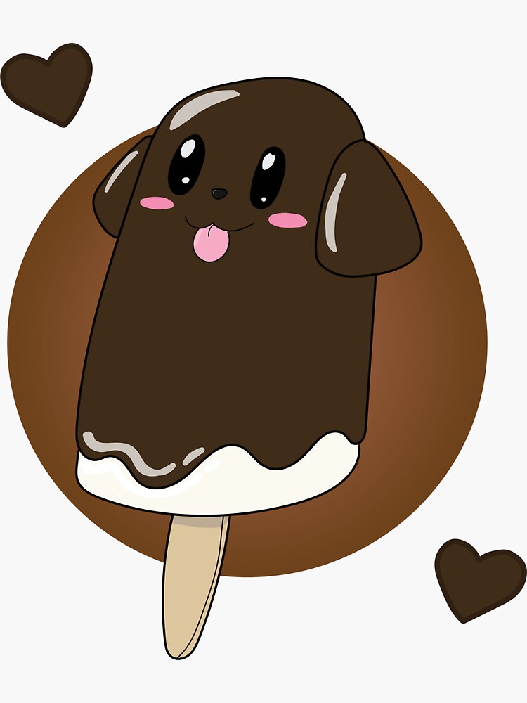 "Pet Popsicle: Puppy" Sticker for Sale by LynseyGroverArt | Redbubble