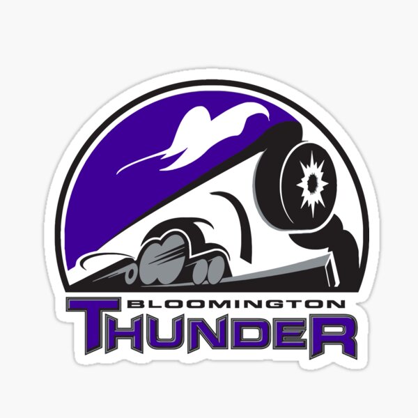 ""Thunder logo" Sticker for Sale by luakkopi | Redbubble