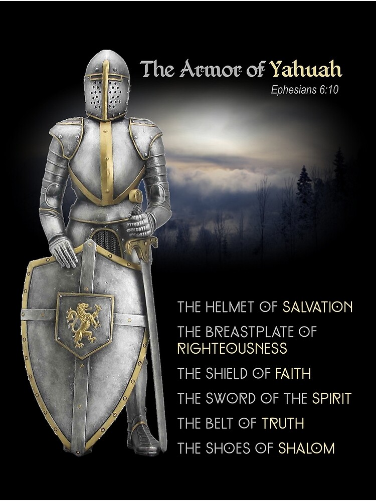 "The Armor of Yahuah (God) - Great Christian Verse " Poster for Sale by ...