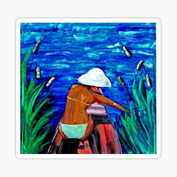 Lady Bayou Sticker For Sale By Zkartexpress Redbubble