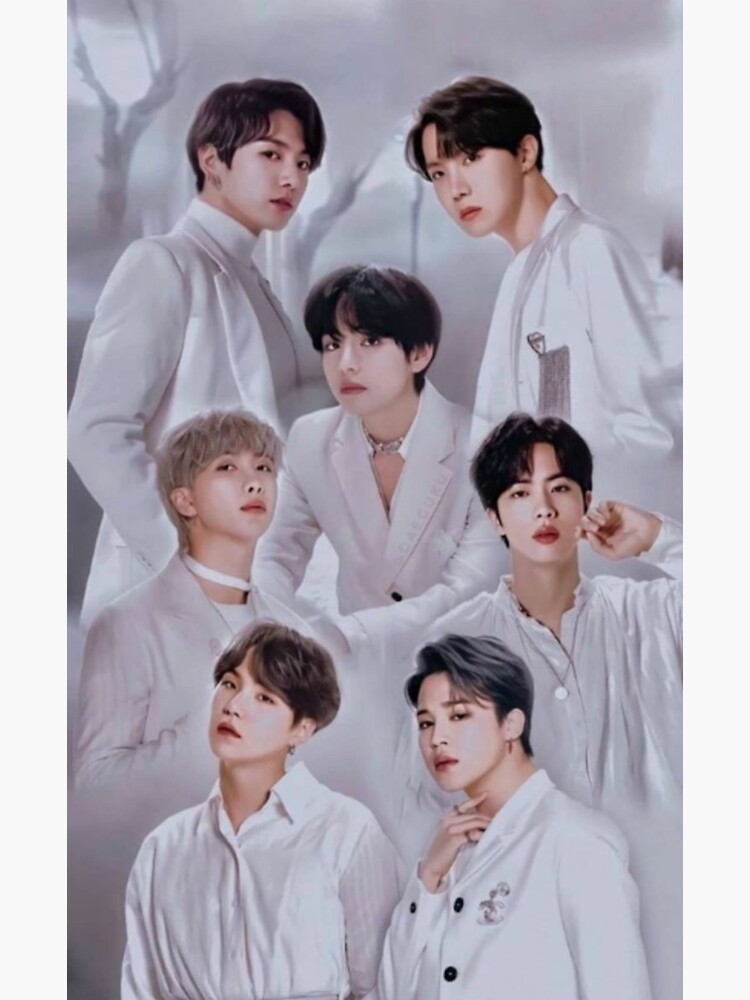 "BTS Members Fan Art" Sticker for Sale by AkashPandey | Redbubble