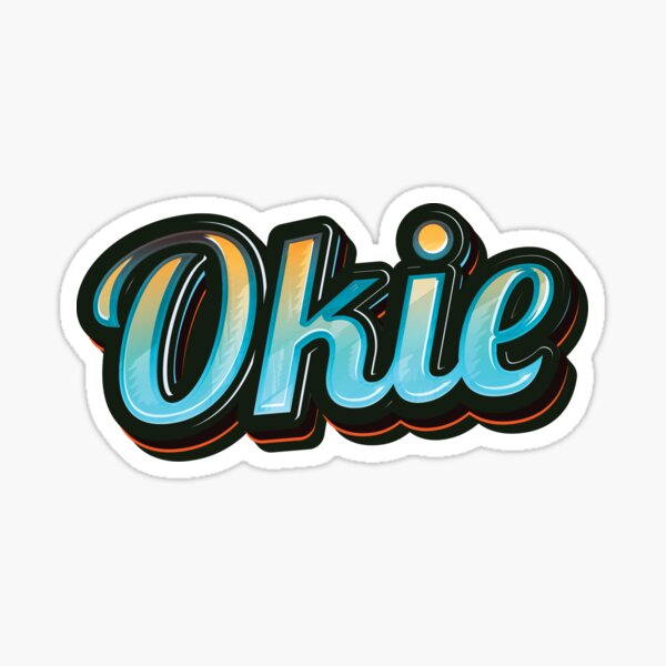 "Okie Proud" Sticker for Sale by BartonDesigns | Redbubble